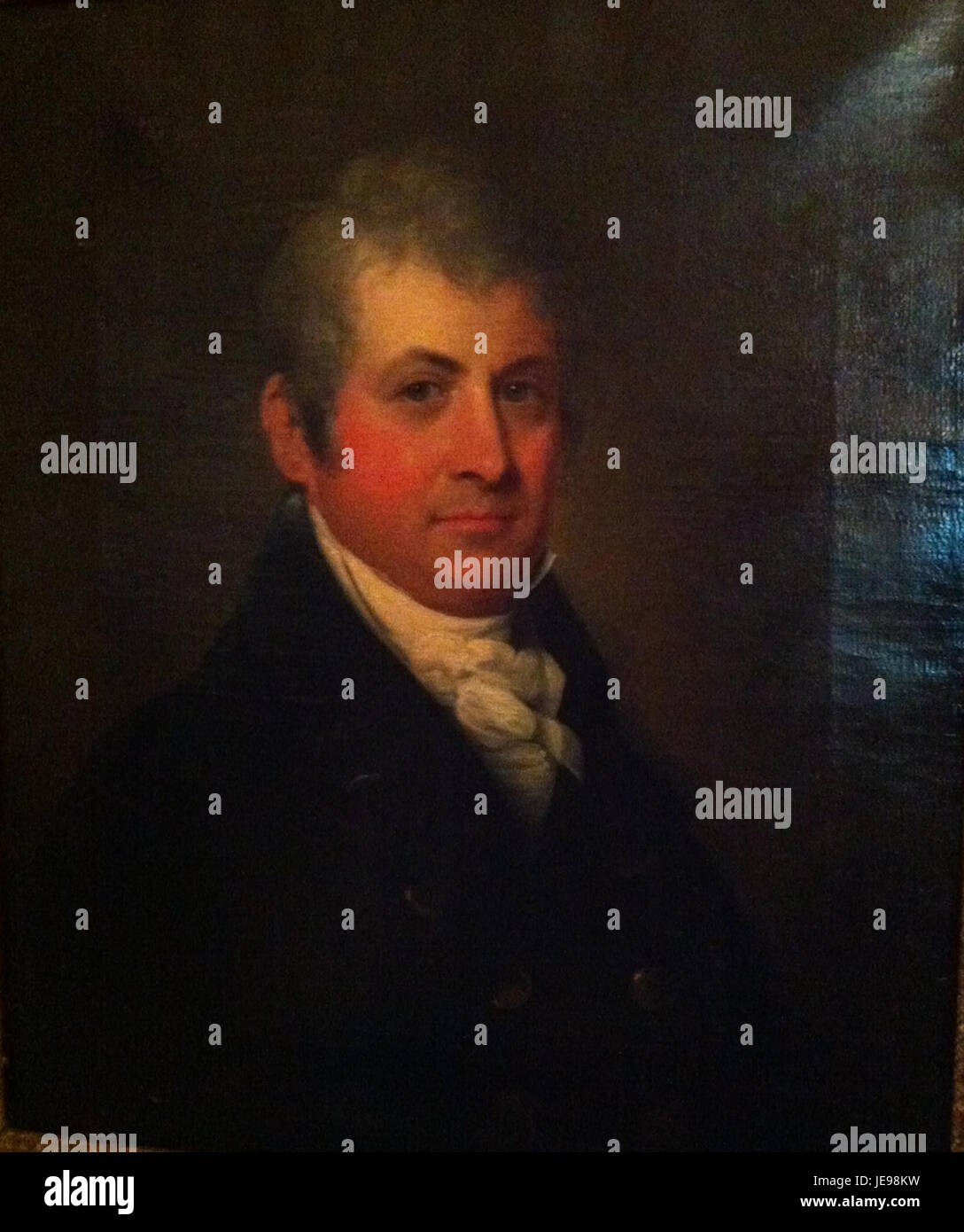 This portrait of Andrew Belcher, painted by Robert Field, depicts the prominent 19th-century ...