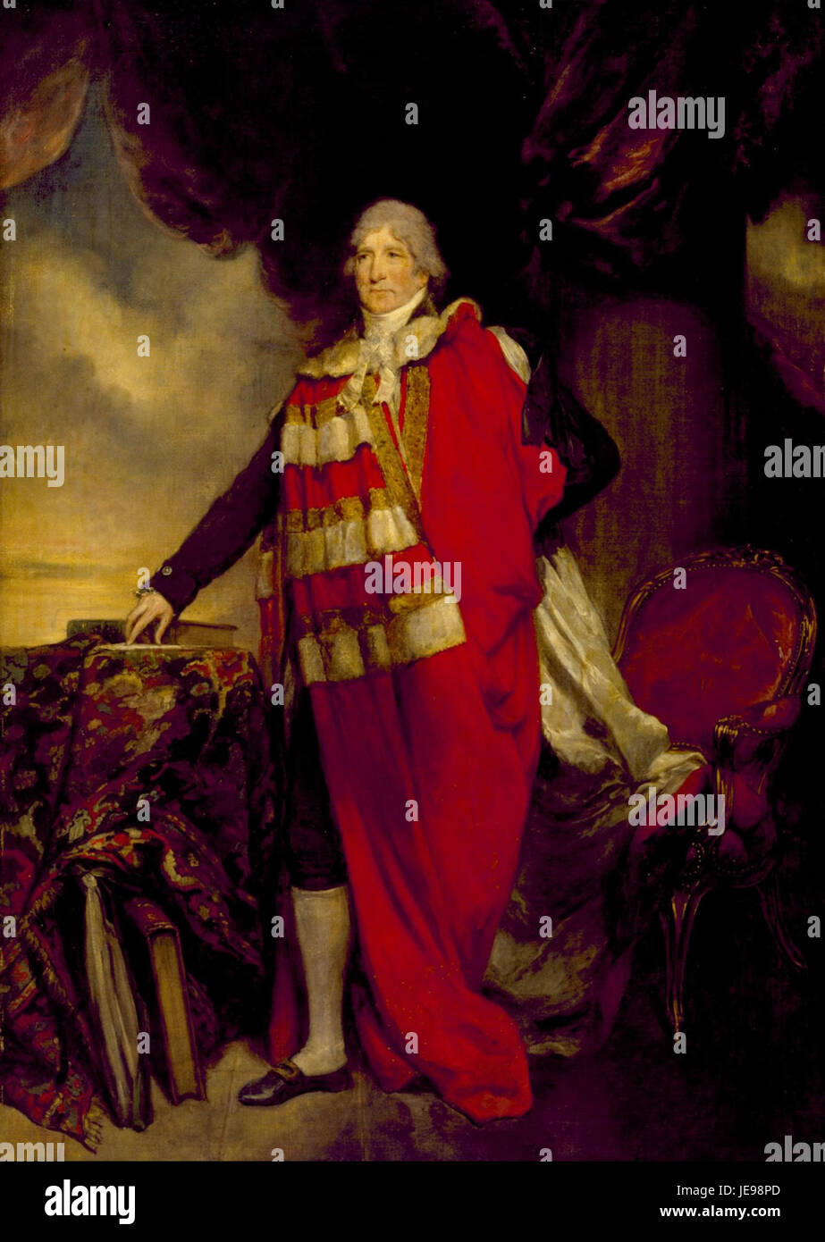 This portrait by Arthur William Devis depicts James Duff, highlighting ...