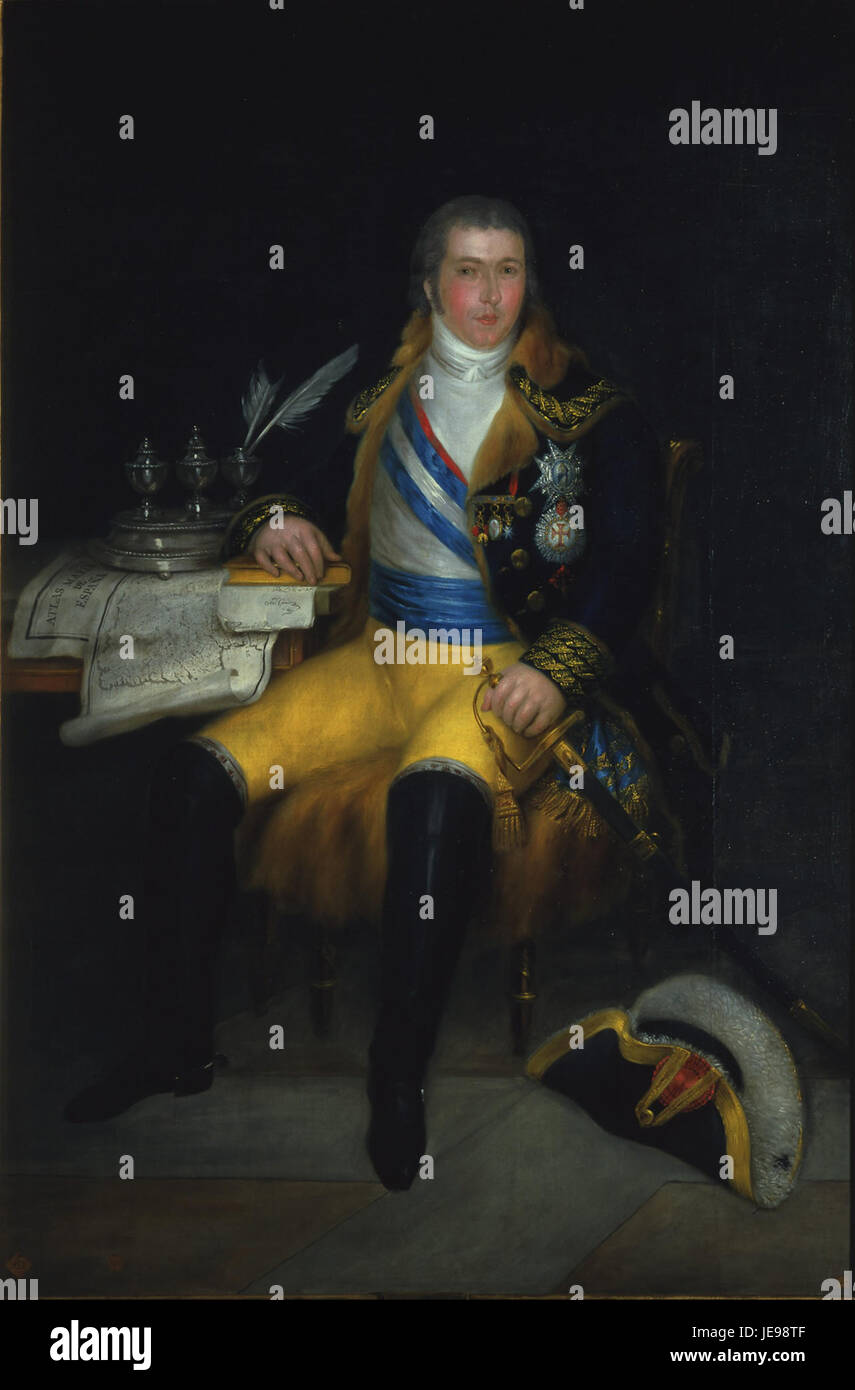 'Retrato de don Manuel Godoy' is a portrait painting by Antonio ...