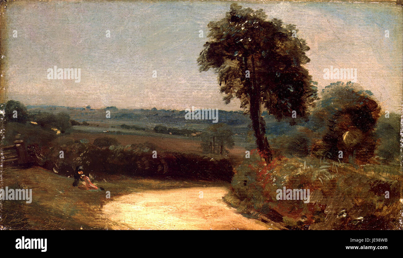 John Constable’s painting, 'The Lane from East Bergholt to Flatford ...