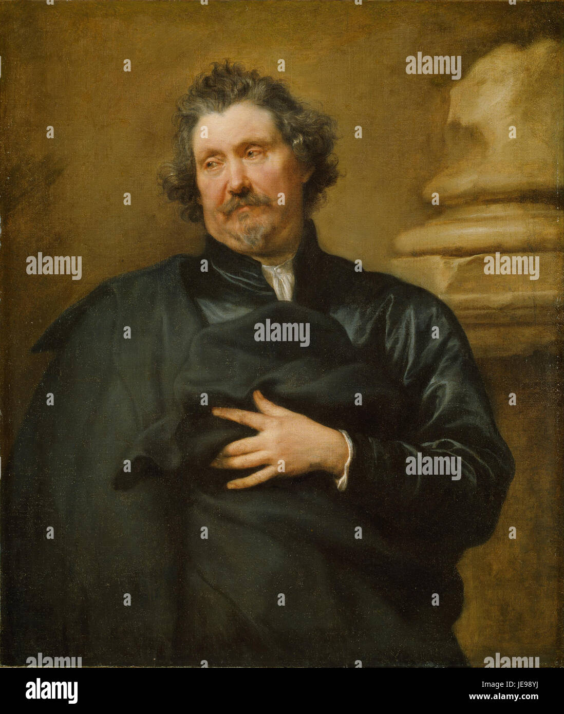 A portrait of Karel van Mallery by Anthonie van Dyck, showcasing the ...