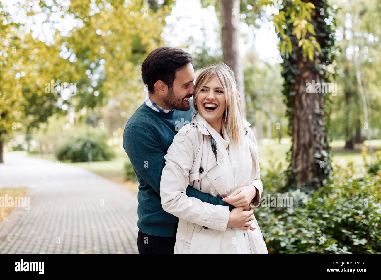 Happy couple in love spending time together Stock Photo - Alamy
