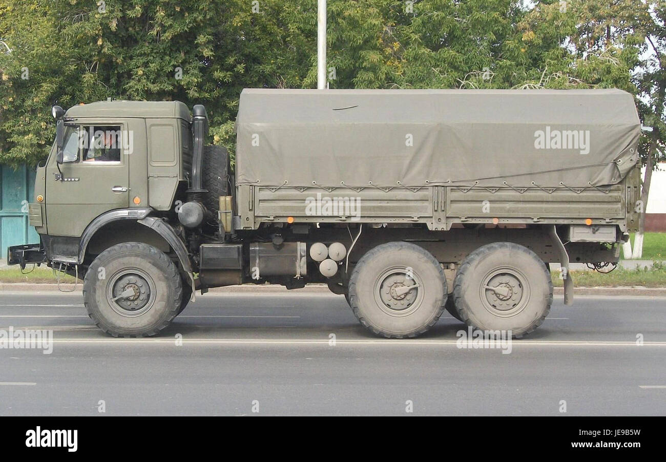 The Kamaz 5350 is a Russian military truck used for transporting heavy ...