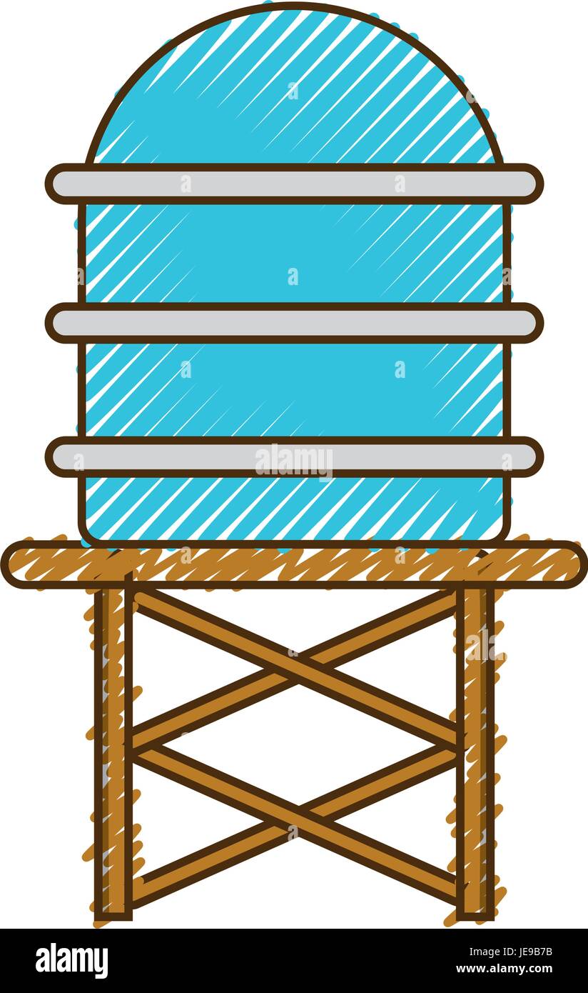 water tank tower to environment reserve Stock Vector Image & Art - Alamy