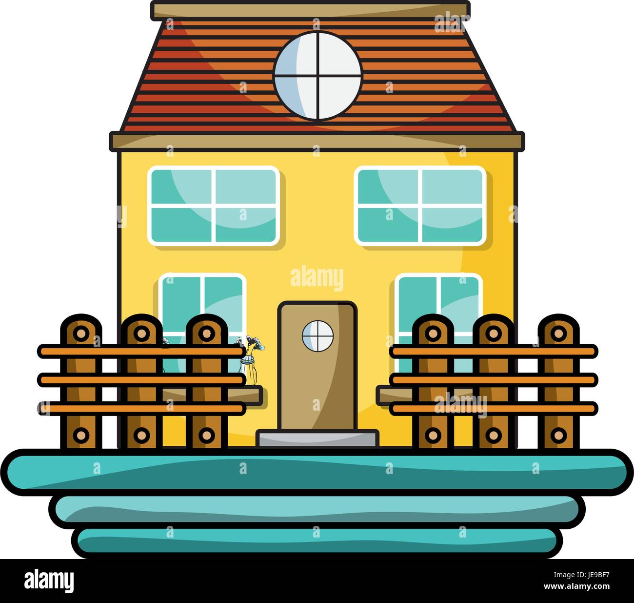 Roof with grid structure Stock Vector Images - Alamy