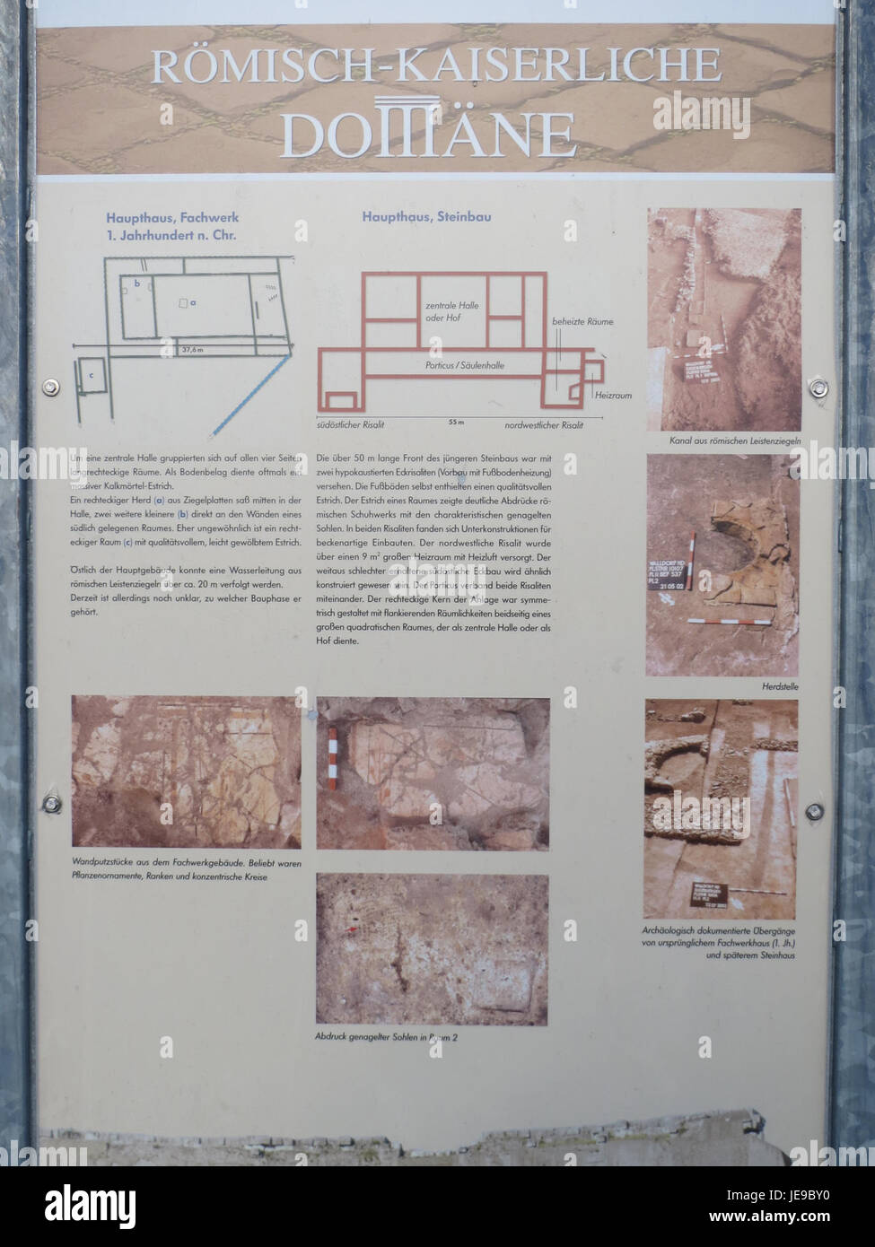 This photo features *Villa rustica*, an ancient Roman villa located in ...