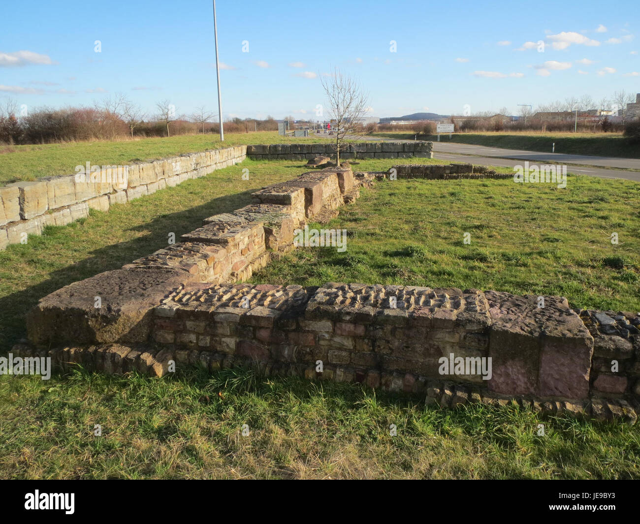 The image captures a scene from Villa rustica in Walldorf, taken on ...