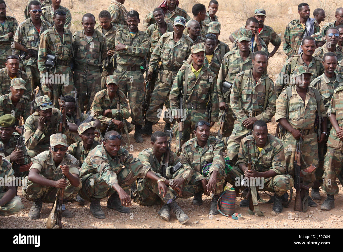 This image shows the arrival of Ethiopian National Defense Force (ENDF ...