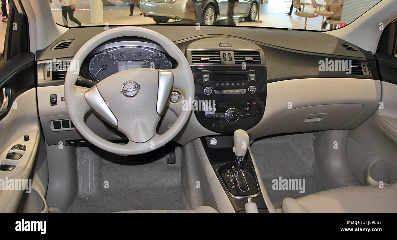 An image of the interior of a 2013 Nissan Tiida 1.6T XV, showcasing its ...
