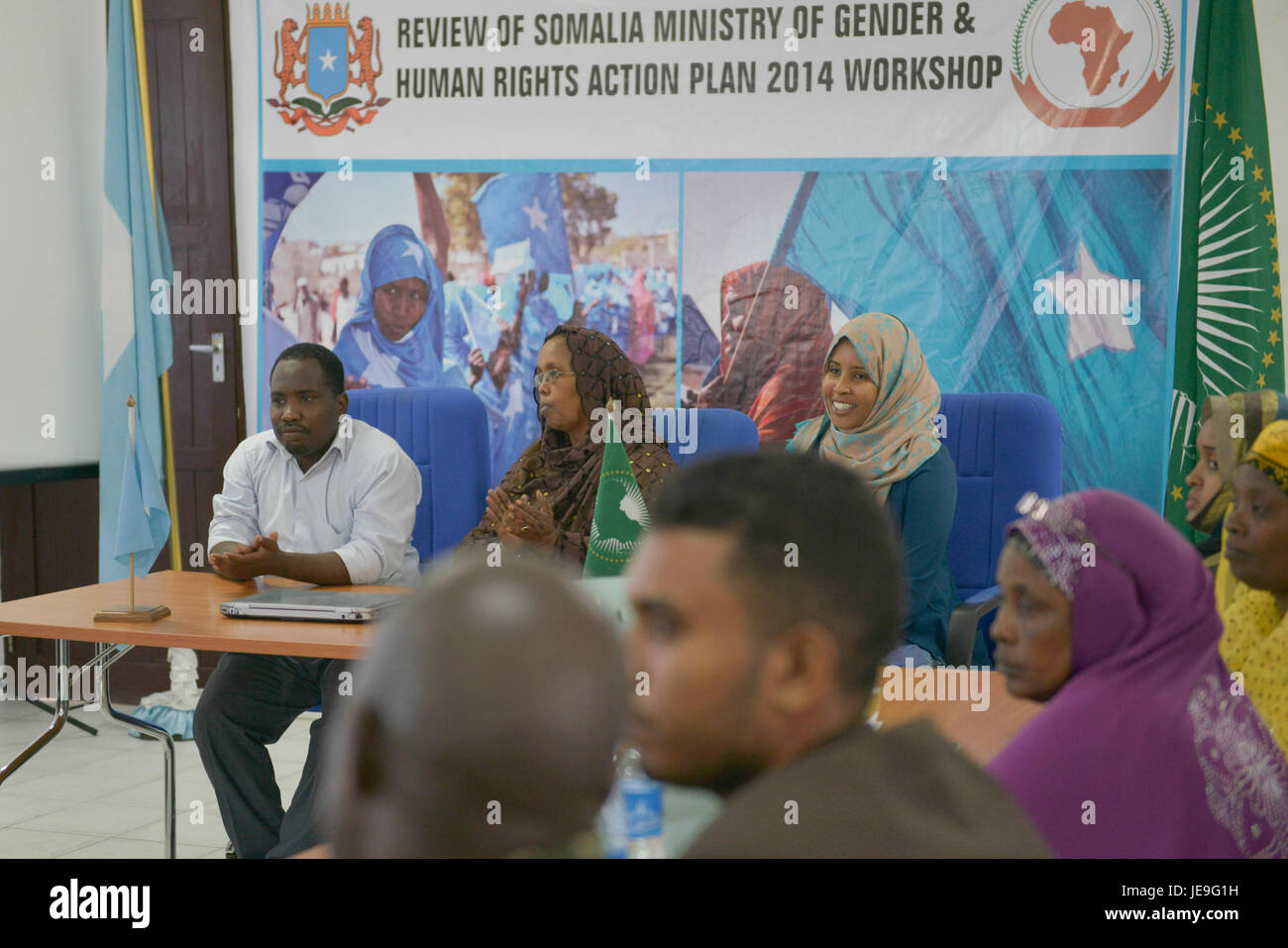 A photo taken on April 17, 2014, during the closing ceremony of a ...