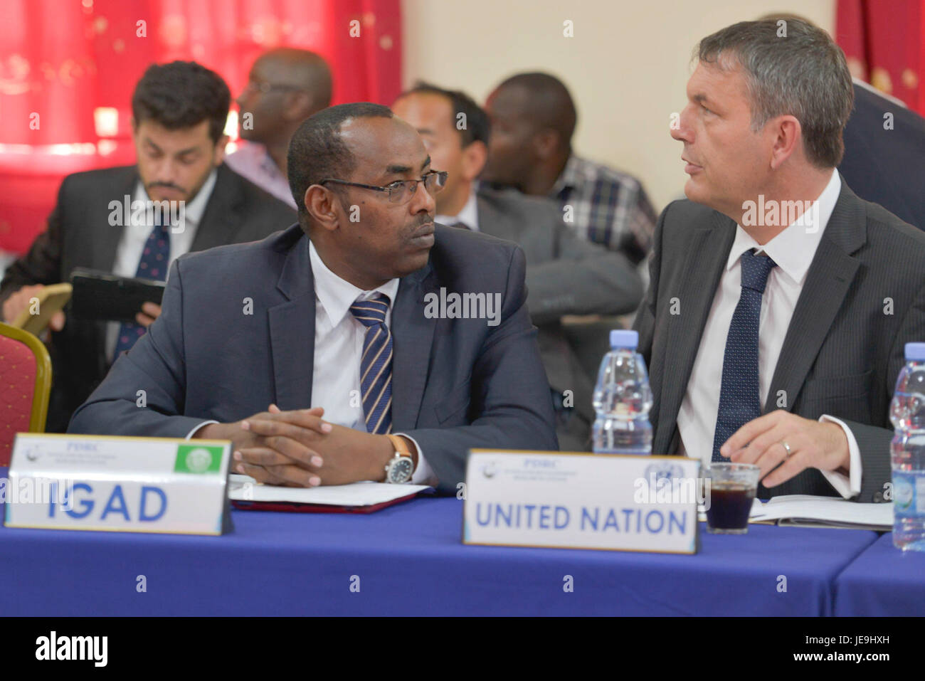 The image captures a session from the 2014 Donor Round Table Meeting ...