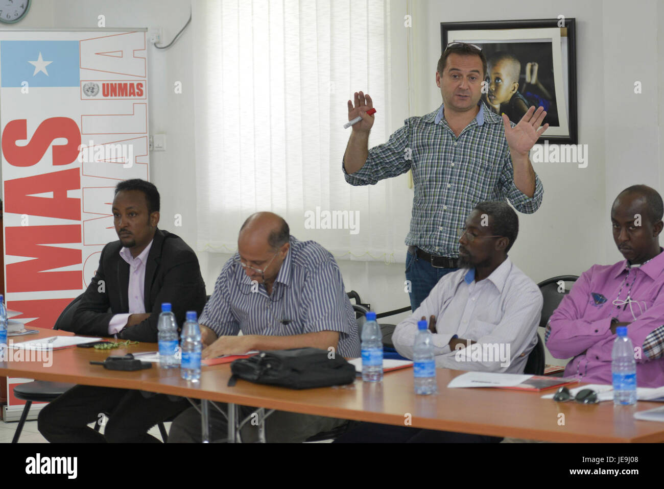 The image shows a session of the UNMASS Victims Assistance Coordination ...