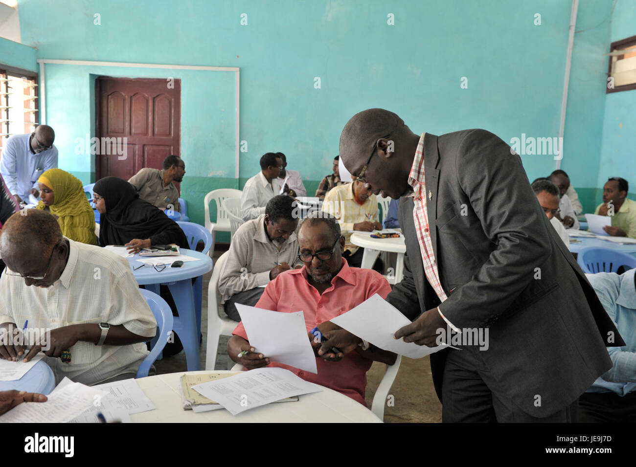 A photograph from the Senior Civil Servants' training session held on ...