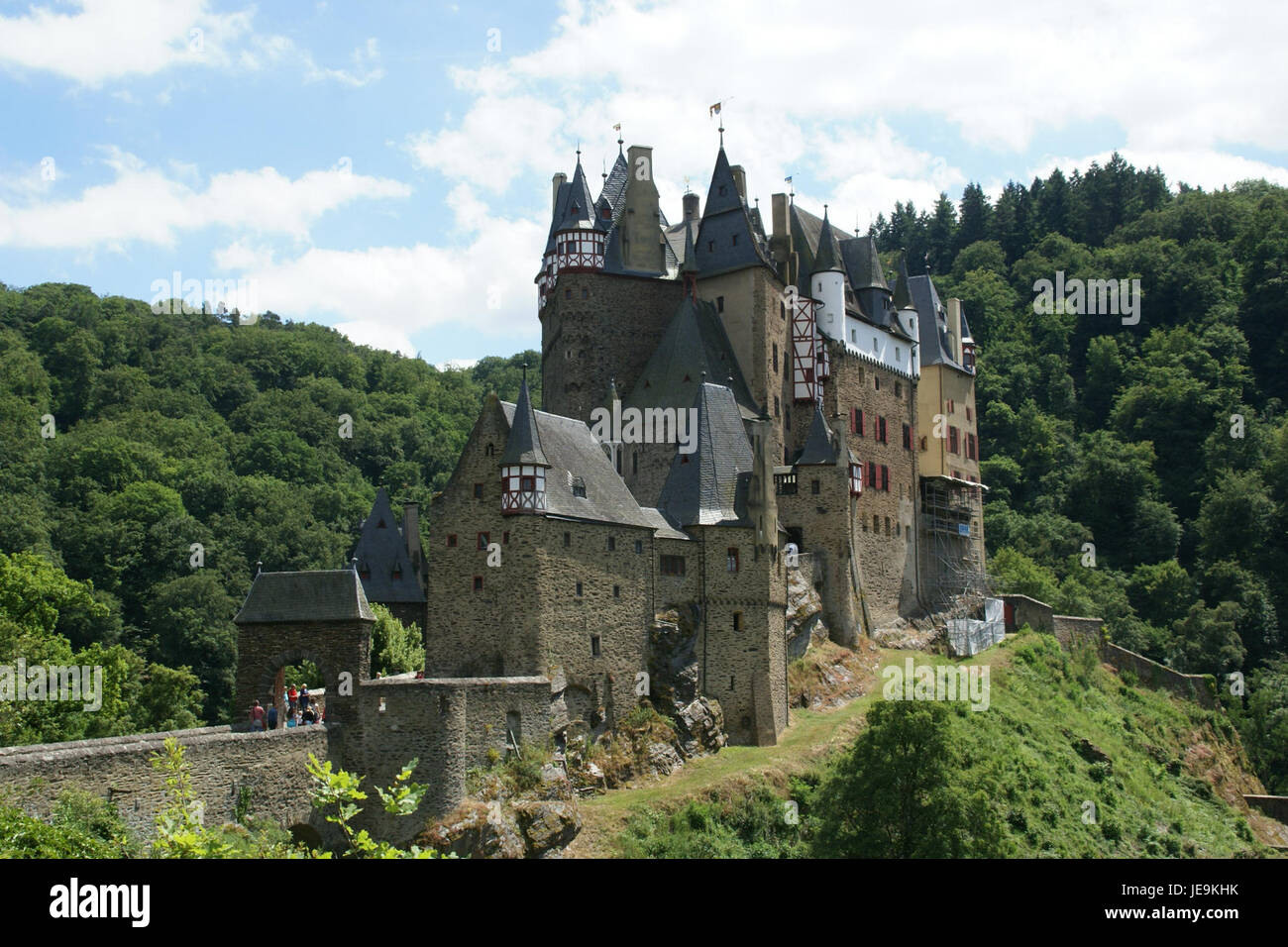 This view of Burg Eltz shows one of Germany's most iconic castles ...