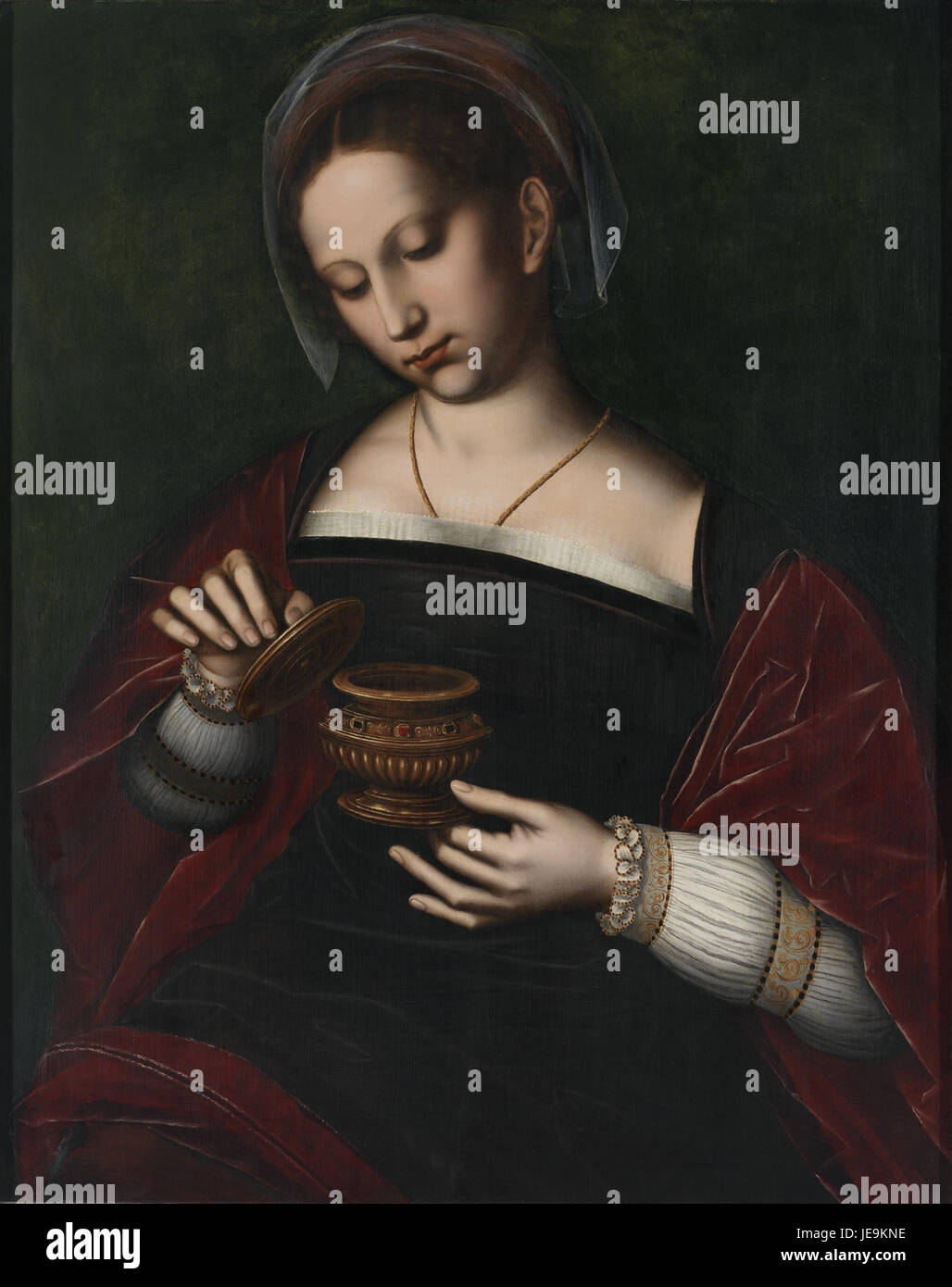 Ambrosius Benson's 'Mary Magdalene' is a Renaissance painting depicting ...