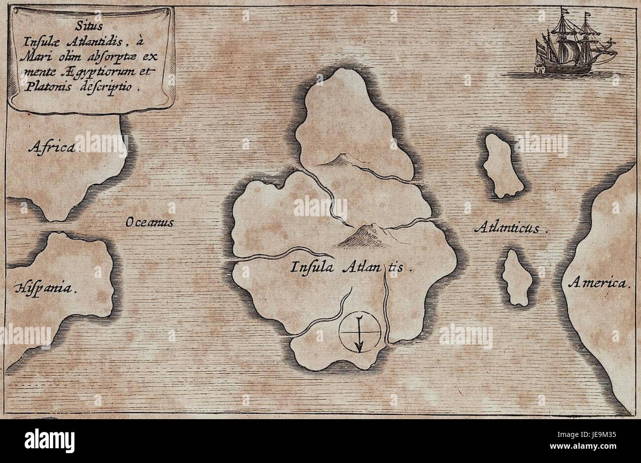 Atlantis map hi-res stock photography and images - Alamy