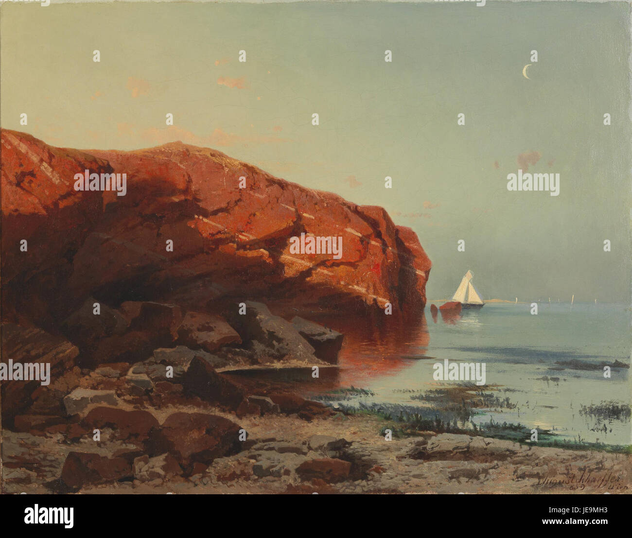 August Schaeffer von Wienwald's 1859 painting depicts a scene from ...