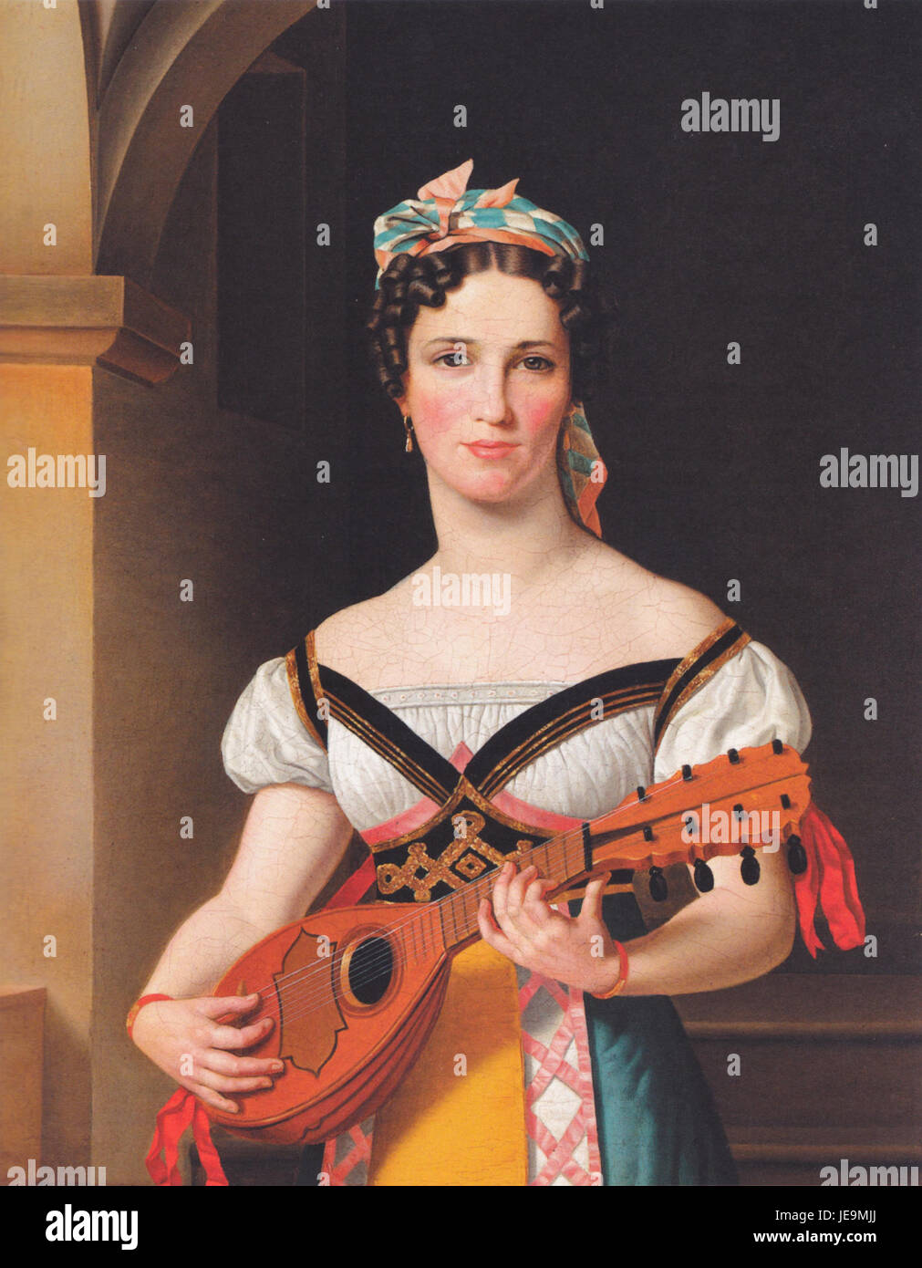 'Den tyske sangerinde Emilie Pohlmann som Preciosa' is a 1825 painting ...