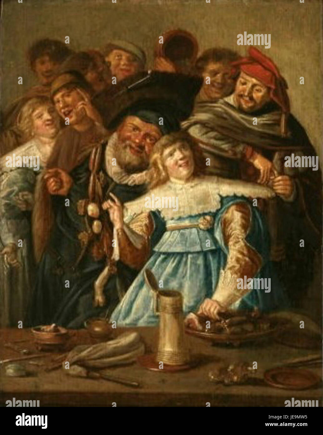 Dirck Hals’ painting 'Karneval' portrays the lively and colorful ...