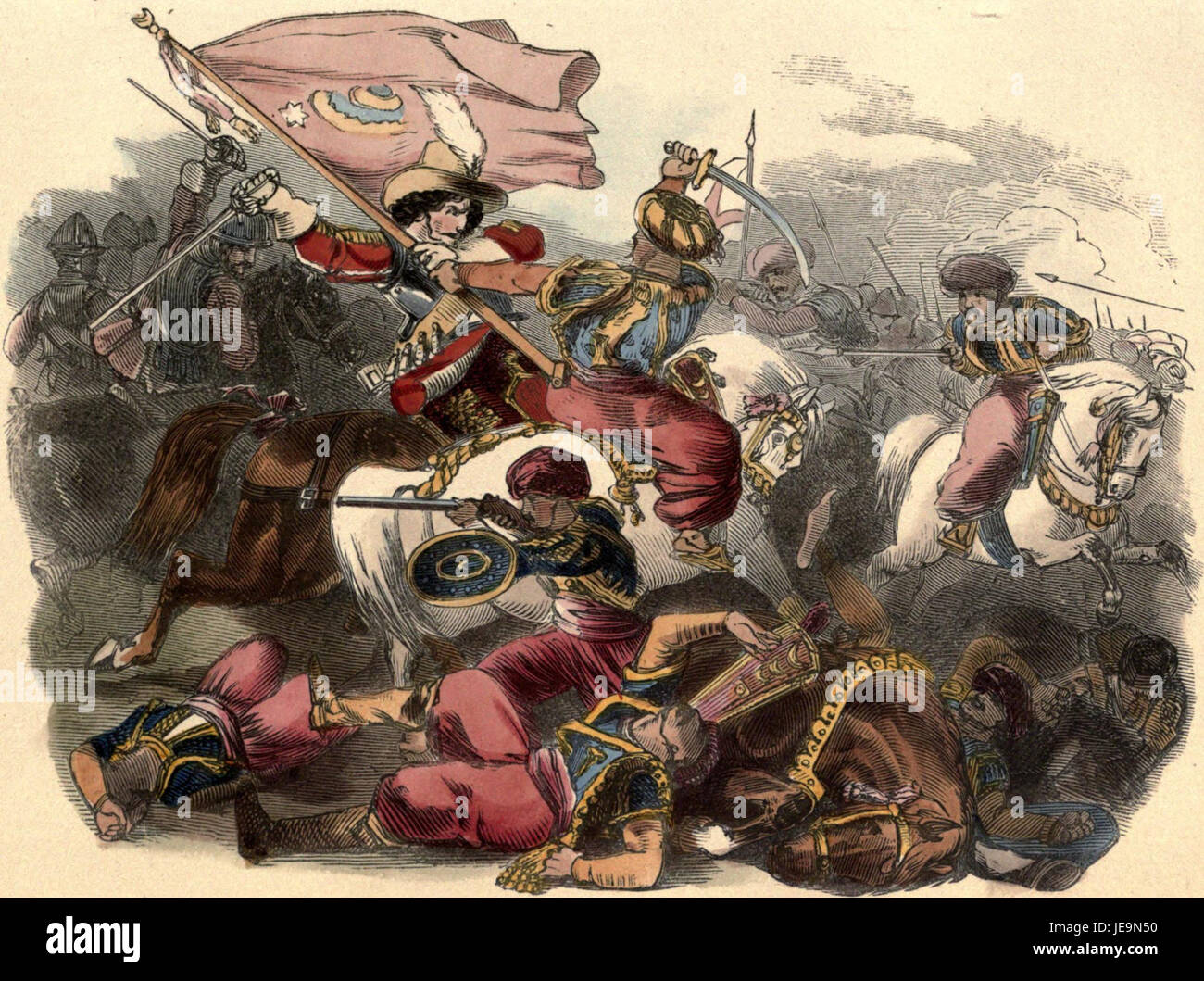 The capture of the Moorish standard at Tangier marks a significant ...