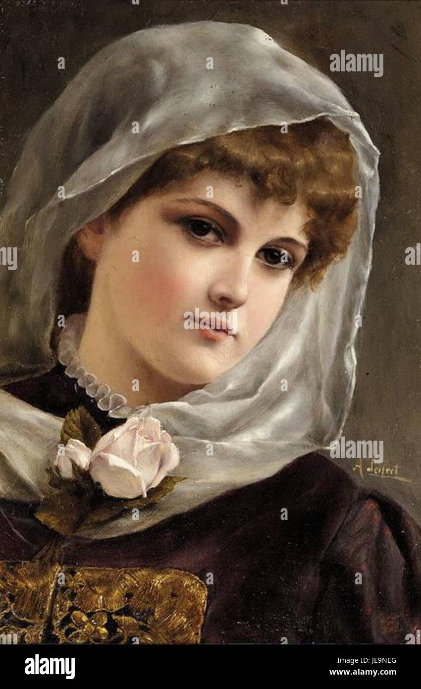Alfred Seifert’s portrait of a woman captures the delicate features and ...