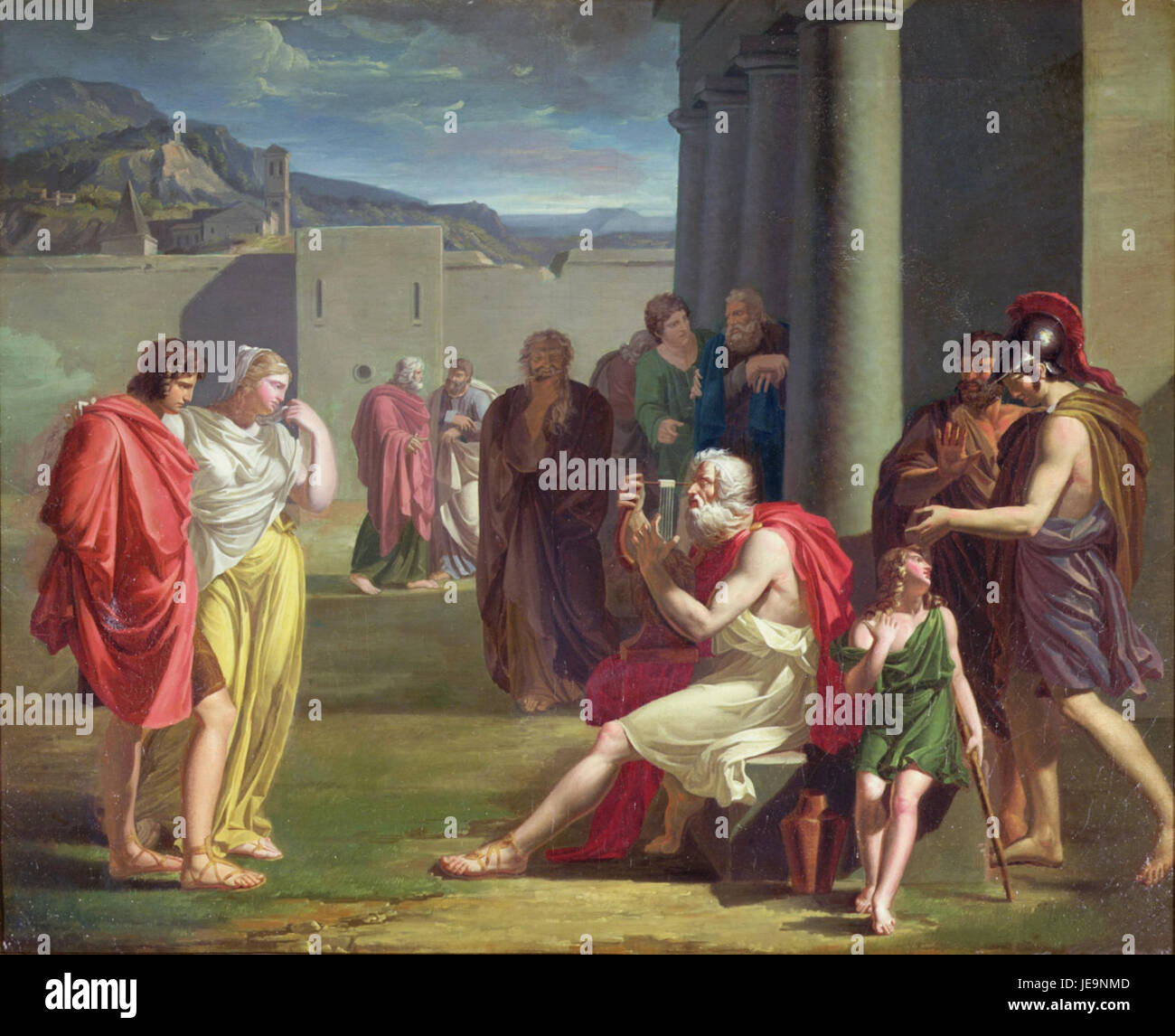 Portrait homer ancient greek hi-res stock photography and images - Alamy