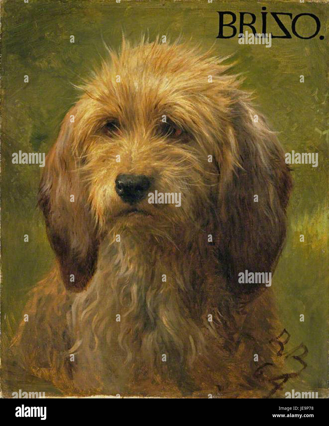 Rosa Bonheur's painting 'Brizo the Dog' captures the noble and loyal ...