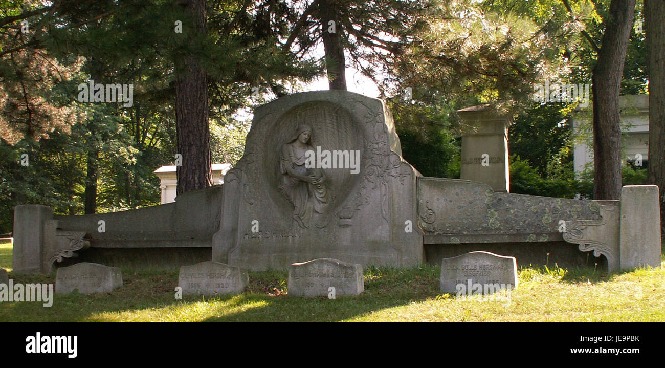 This photograph was taken on July 22, 2014, at Homewood Cemetery. The ...