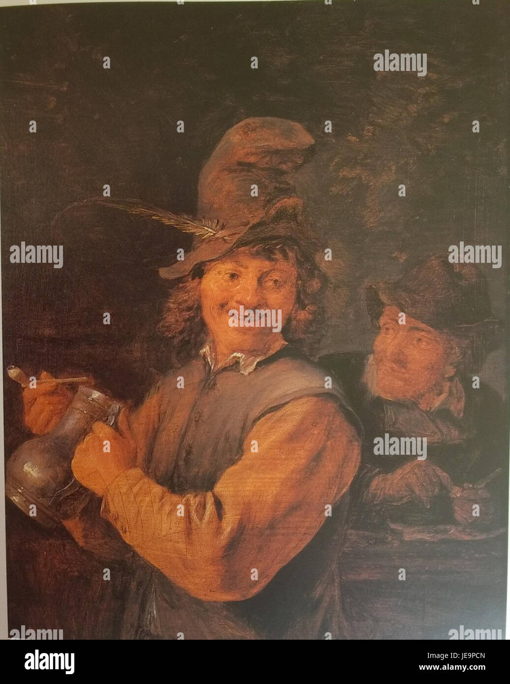 A painting by David Teniers the Younger, titled *The Smoking Drinker ...
