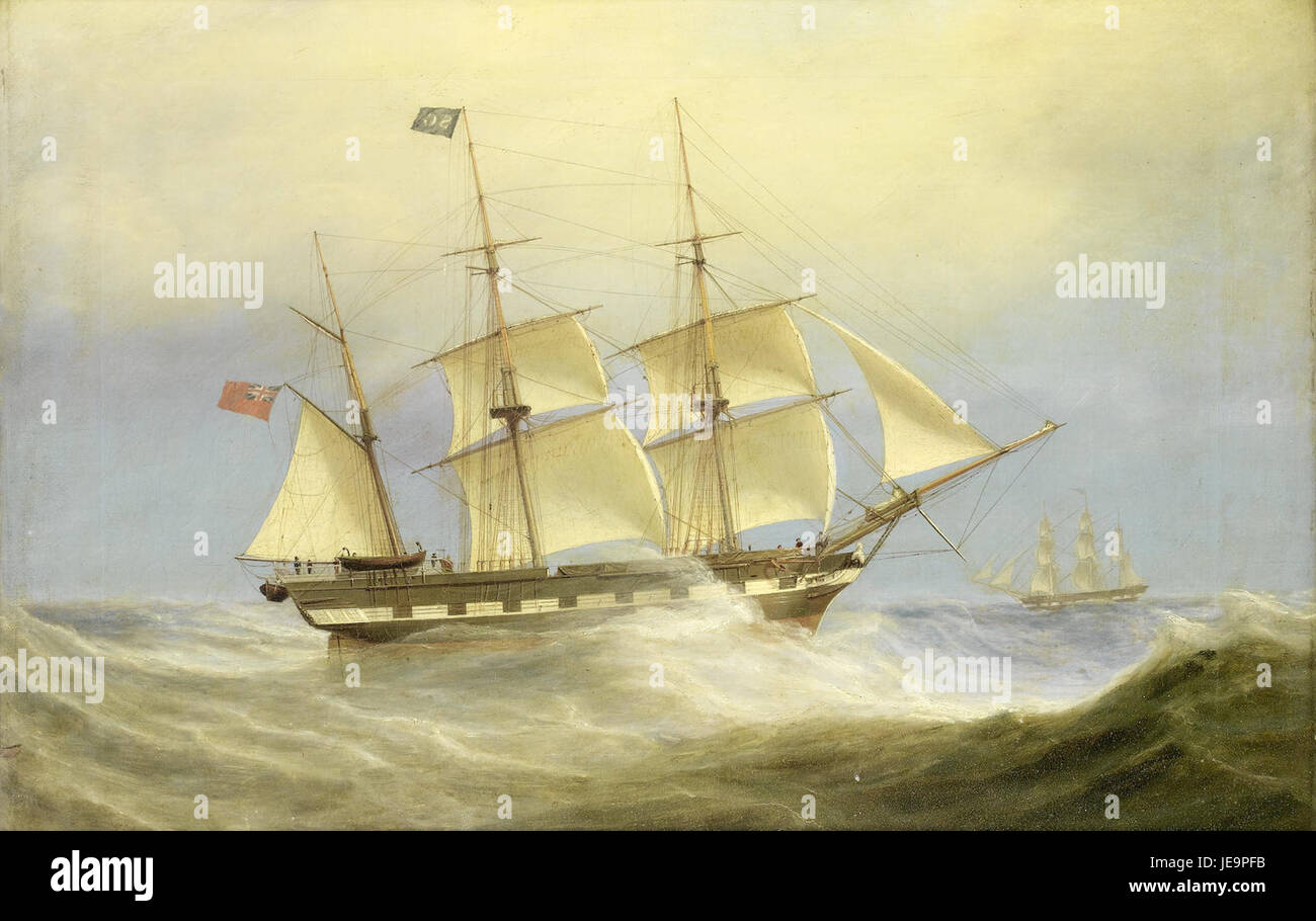 William Clark’s painting 'The Hanover of Glasgow' (1839) depicts the ...