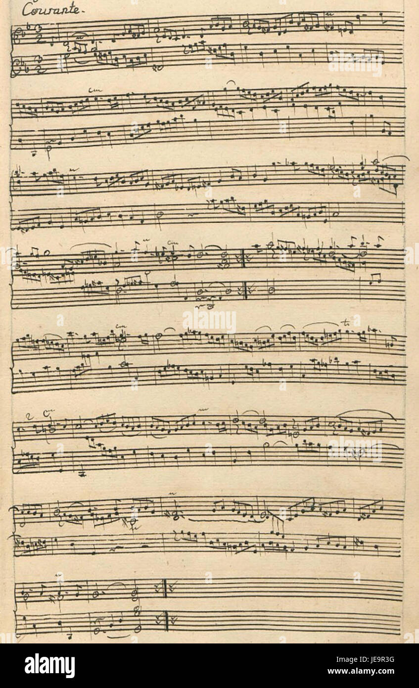 Bach's Courante BWV 808 is a lively baroque dance movement from his ...