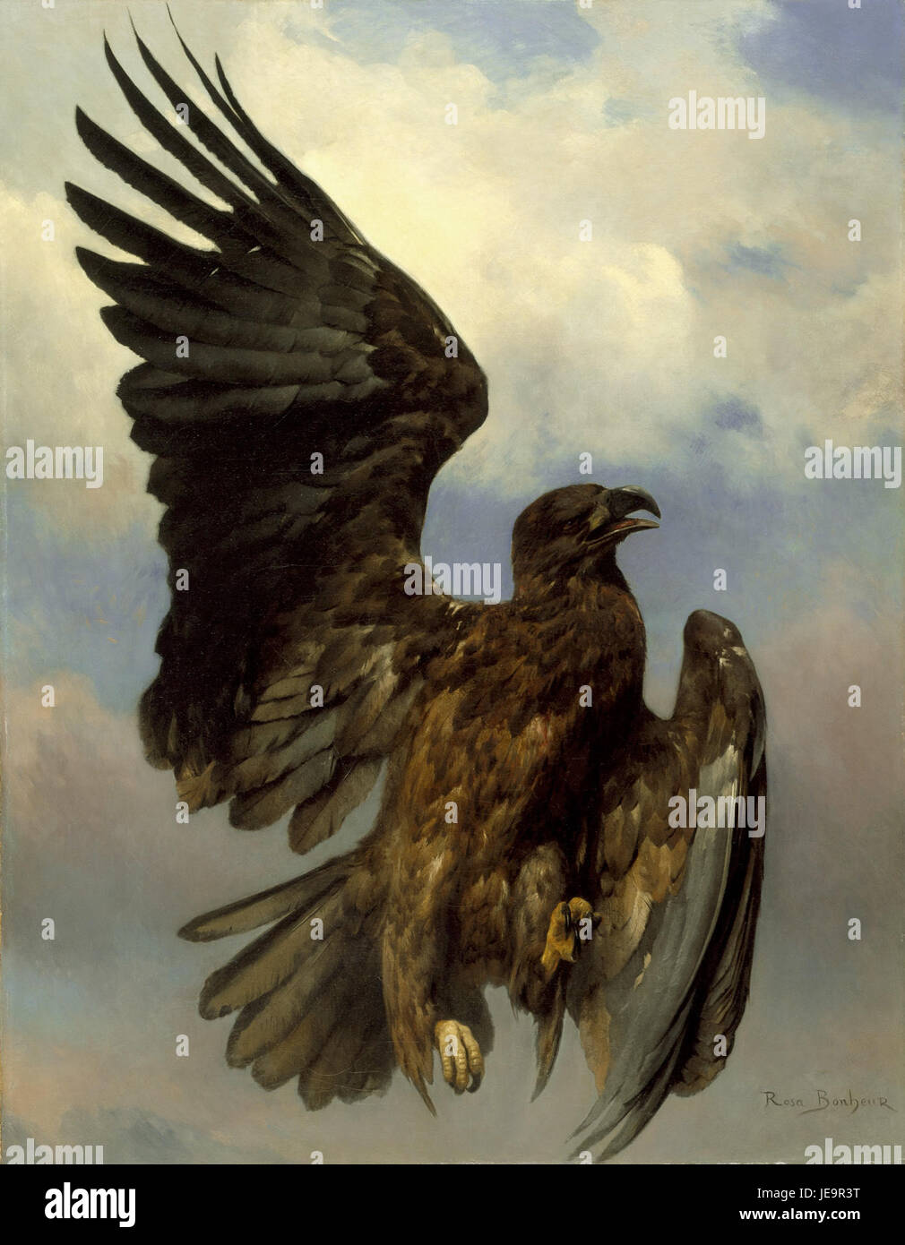 'The Wounded Eagle' is a painting in the collection of the Los Angeles ...