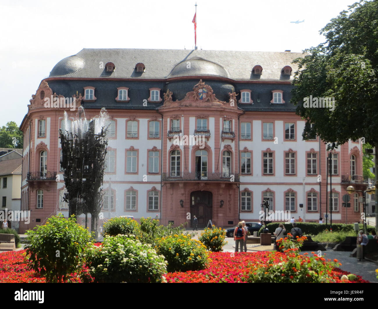 This image captures Osteiner Hof, a historical building located in ...