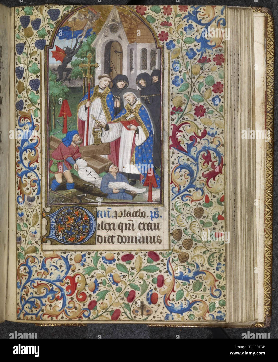 Paris book of hours burial hi-res stock photography and images - Alamy