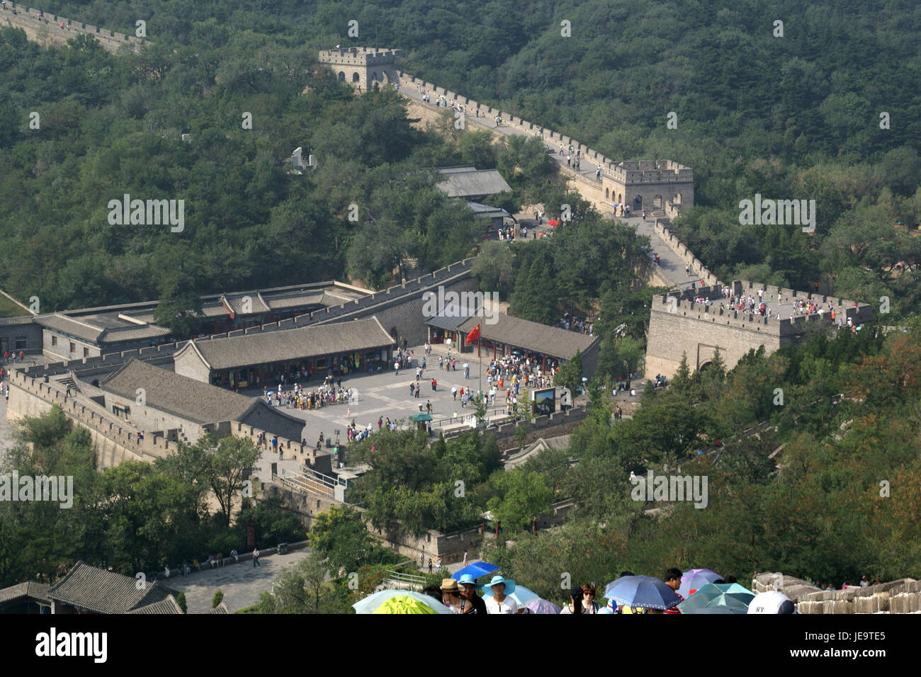 Photograph of the Great Wall of China at the Badaling section, captured ...