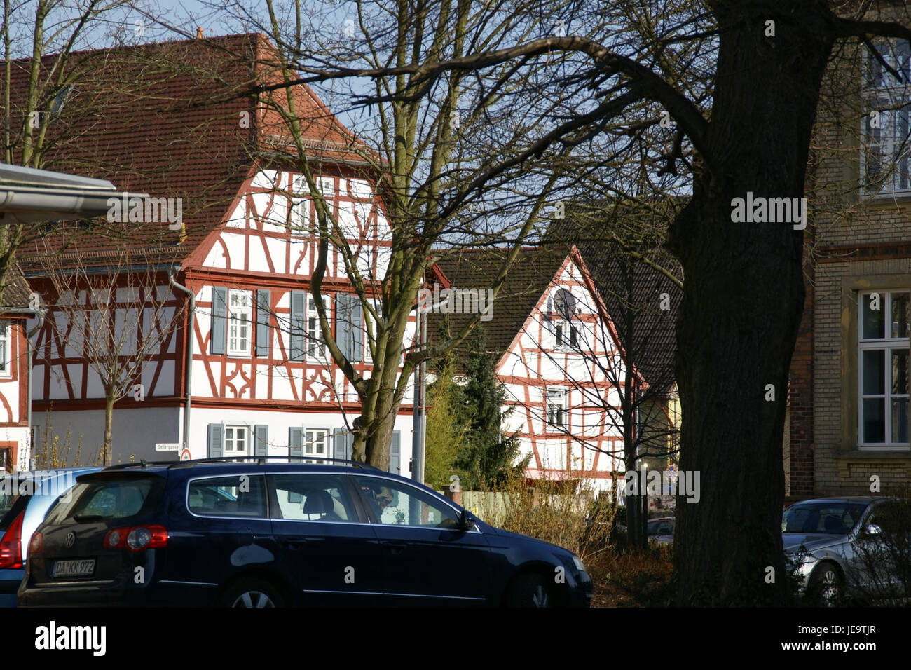 A photograph from April 7, 2013, showing traditional timber-framing ...