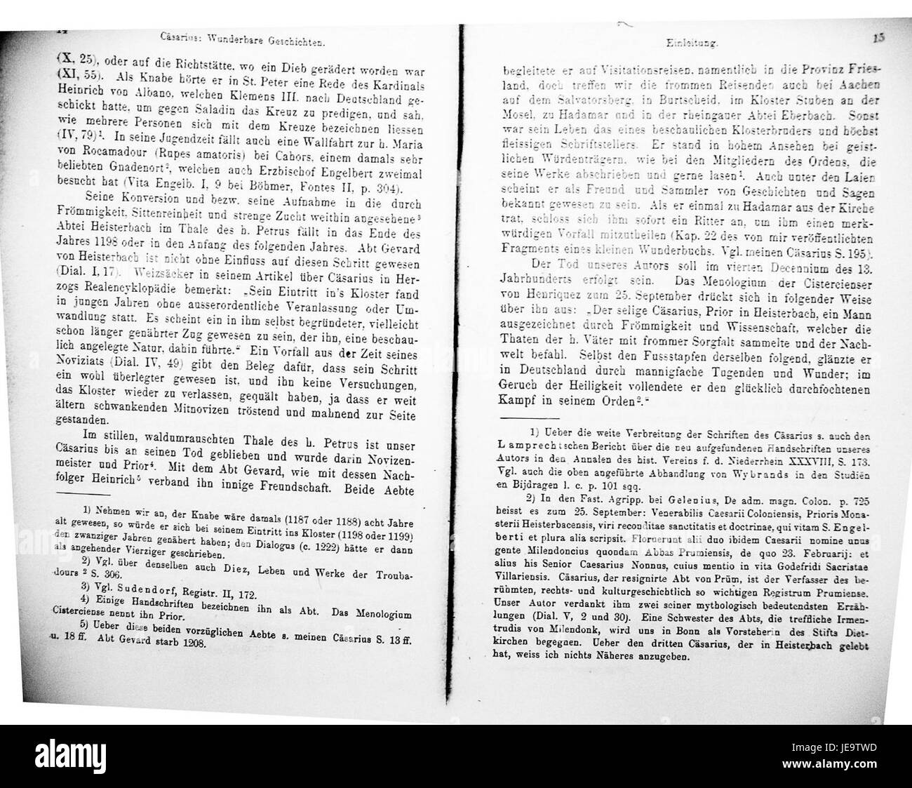 'De Dialogus miraculorum,' written by Kaufmann, is a medieval text focused on miraculous events ...