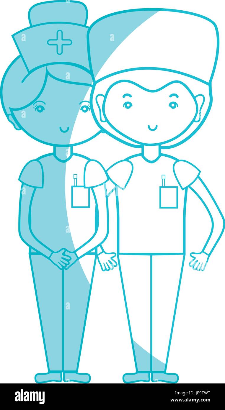 Doctor woman silhouette patient Cut Out Stock Images & Pictures - Alamy