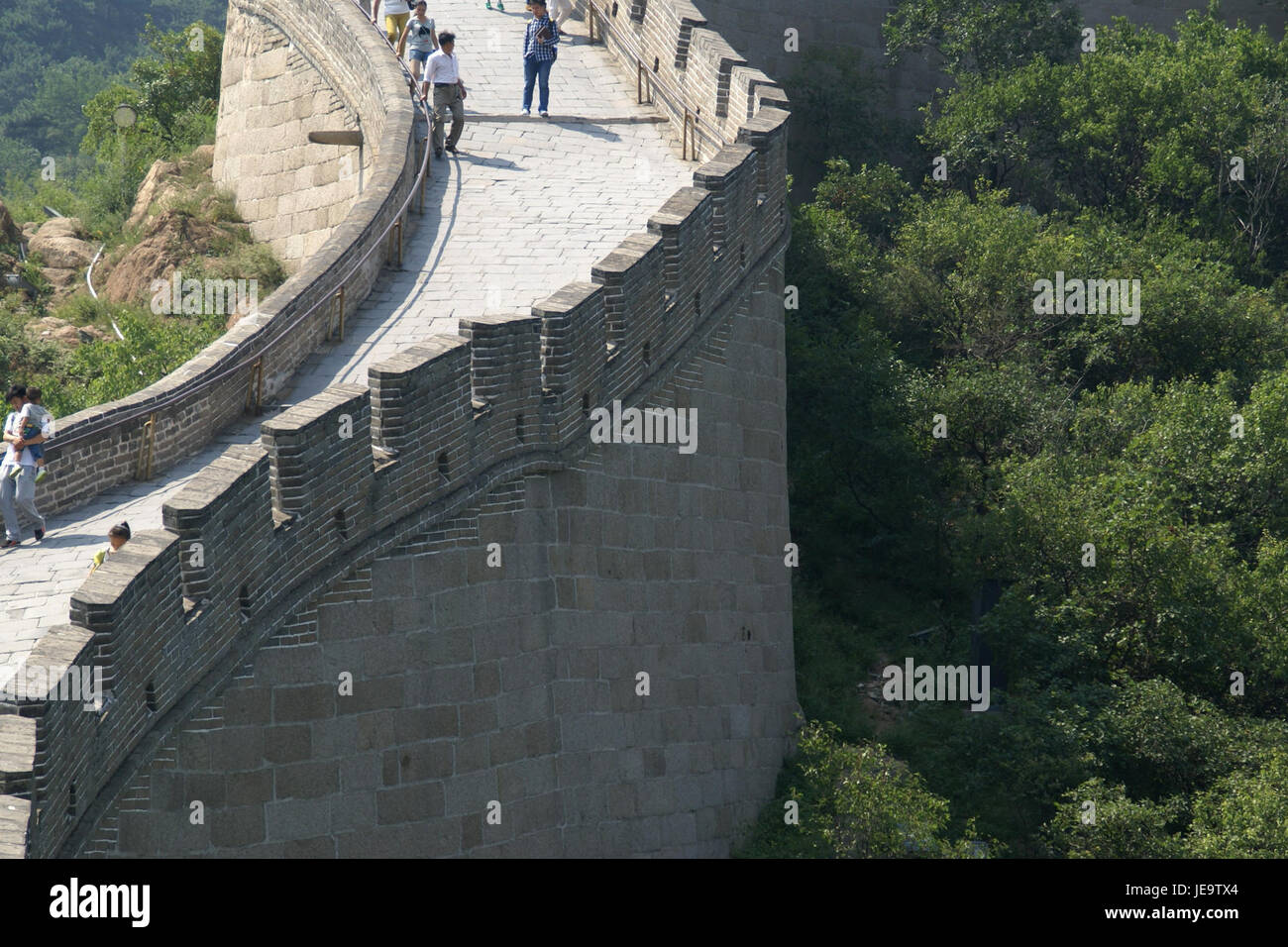 The Badaling section of the Great Wall of China is one of the most ...