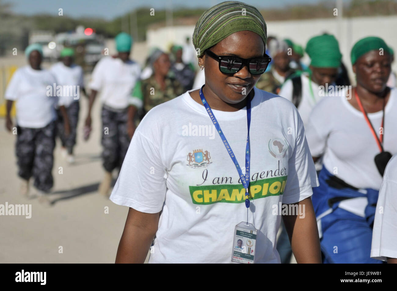 On August 22, 2014, female peacekeepers from the African Union Mission ...