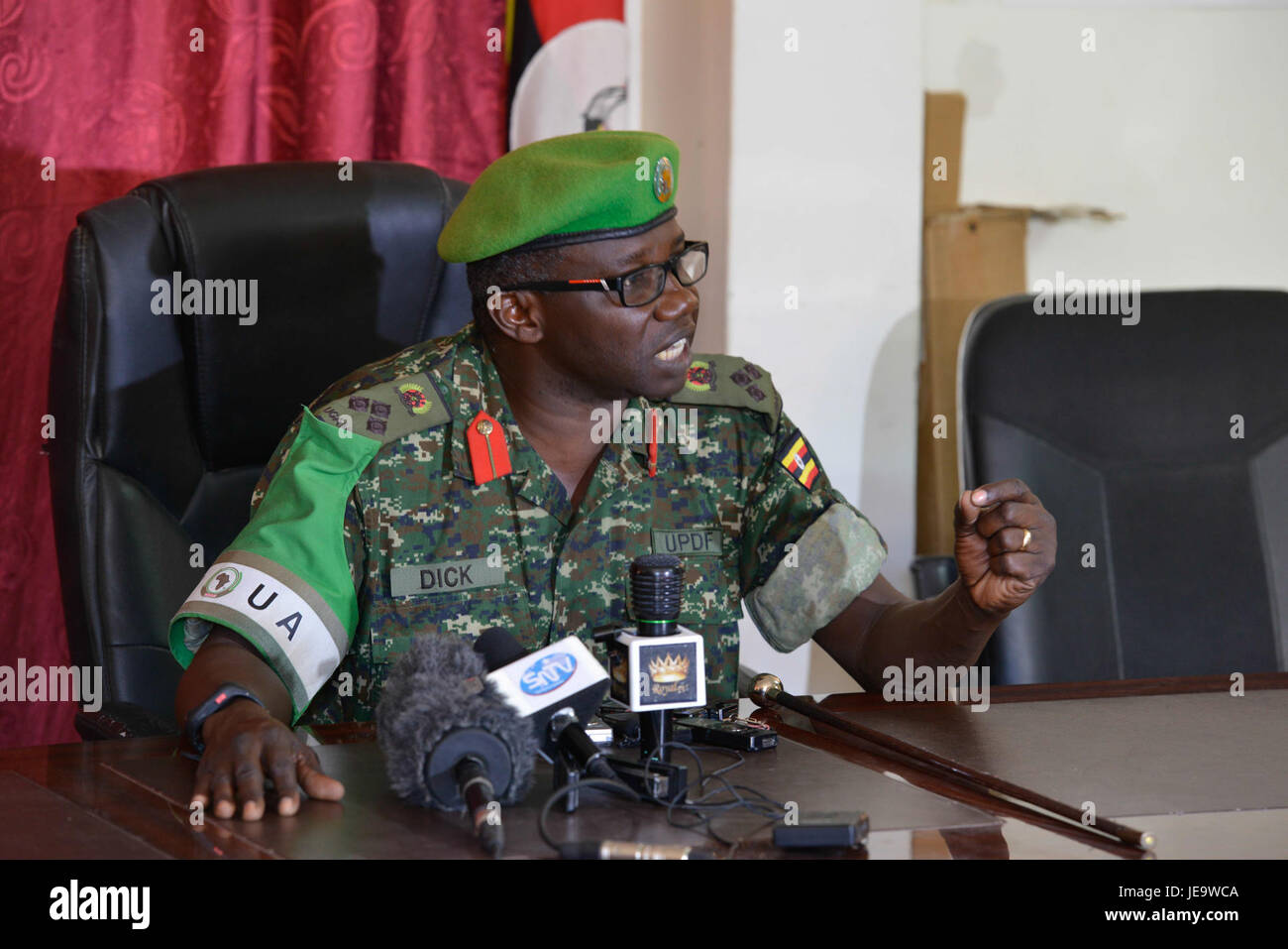 On August 23, 2014, AMISOM (African Union Mission in Somalia) hands ...