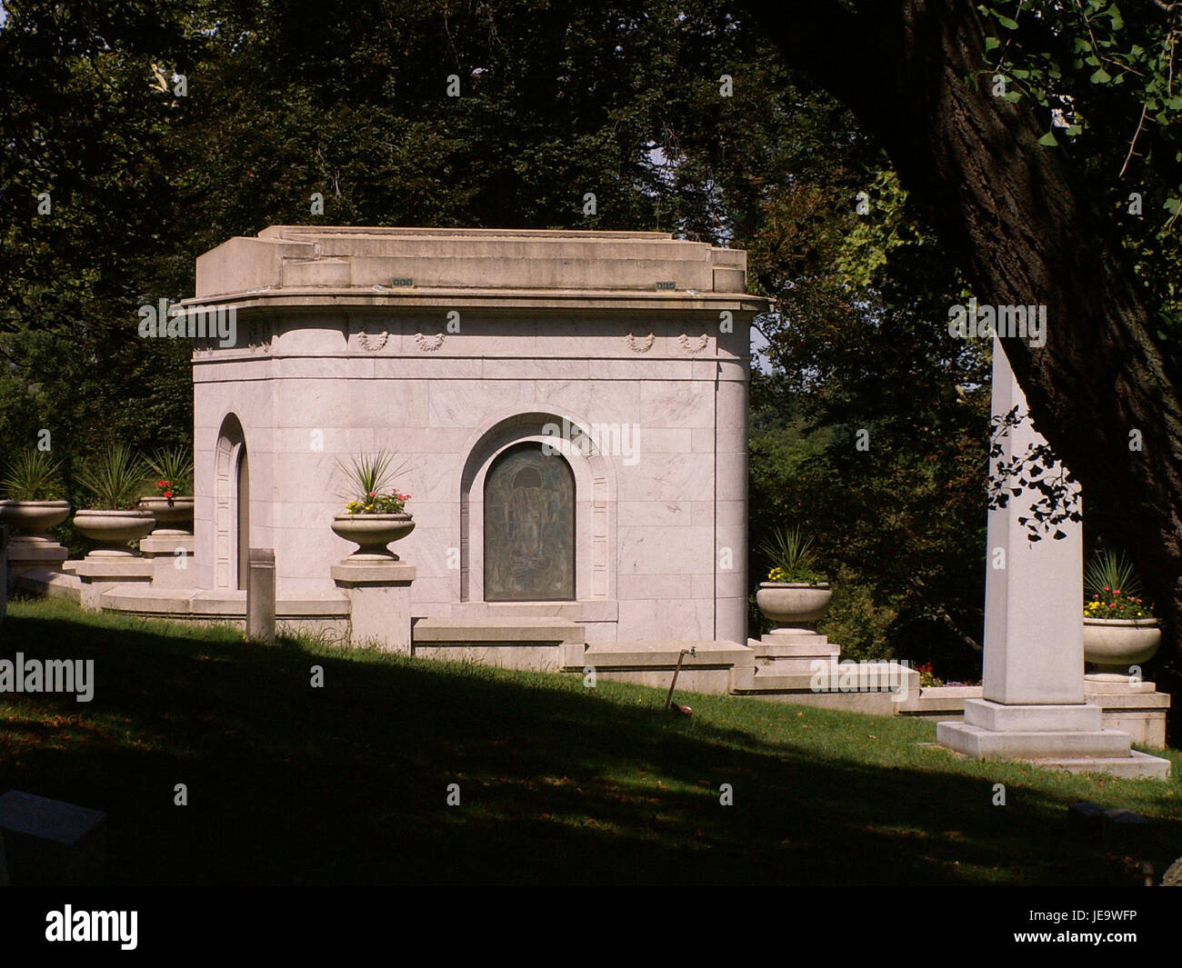 This photograph, taken on August 25, 2014, depicts Homewood Cemetery in ...