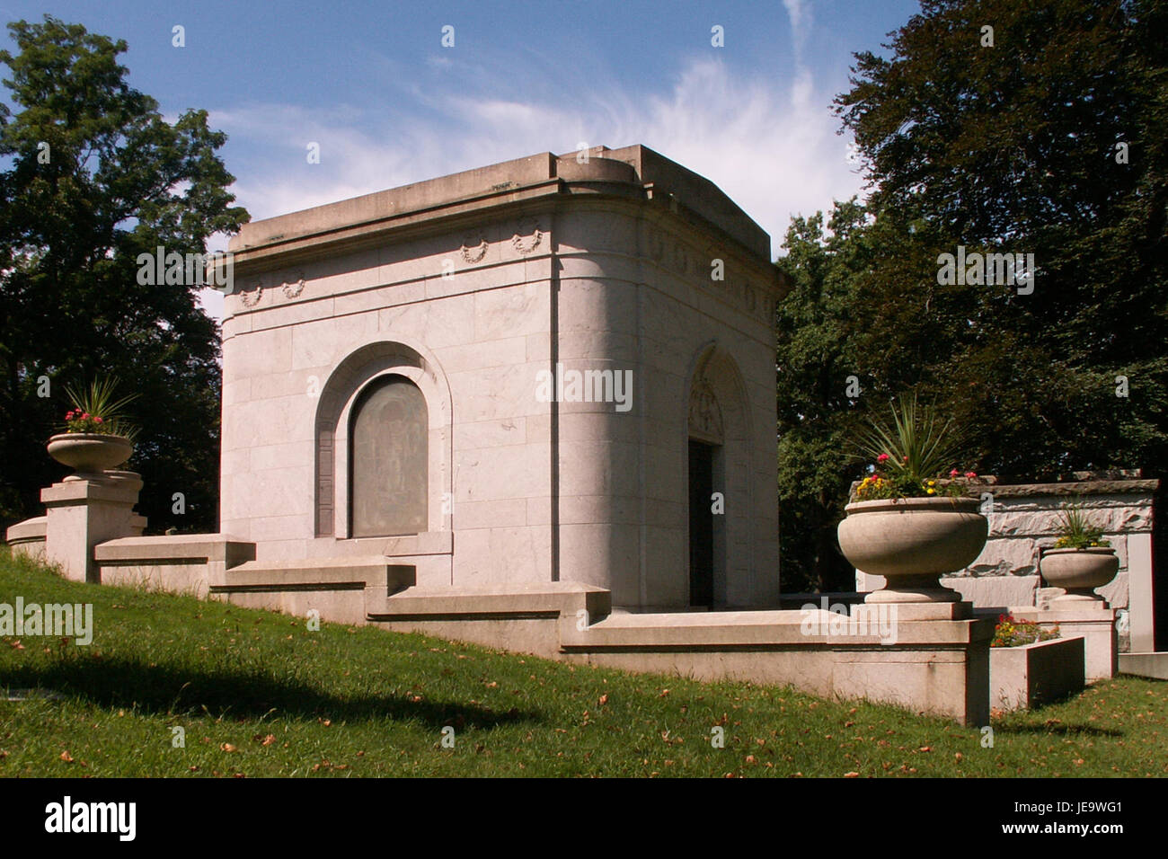This photograph from August 25, 2014, shows the Homewood Cemetery in ...