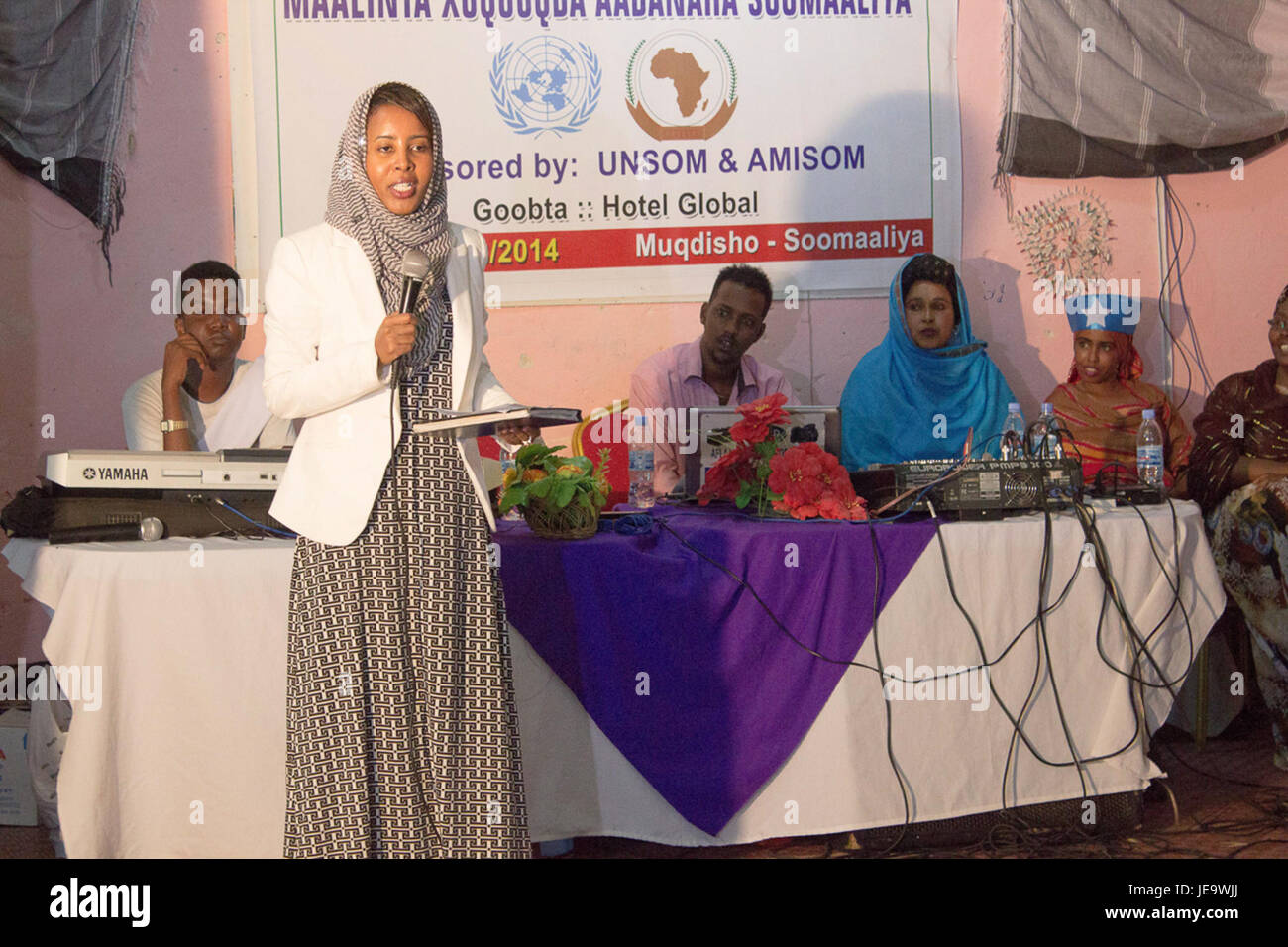 This image was taken during the Somali Human Rights Day celebration on ...