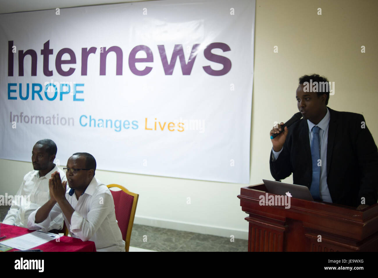 The launch event of Internews Europe Media Resource Center on August 28 ...