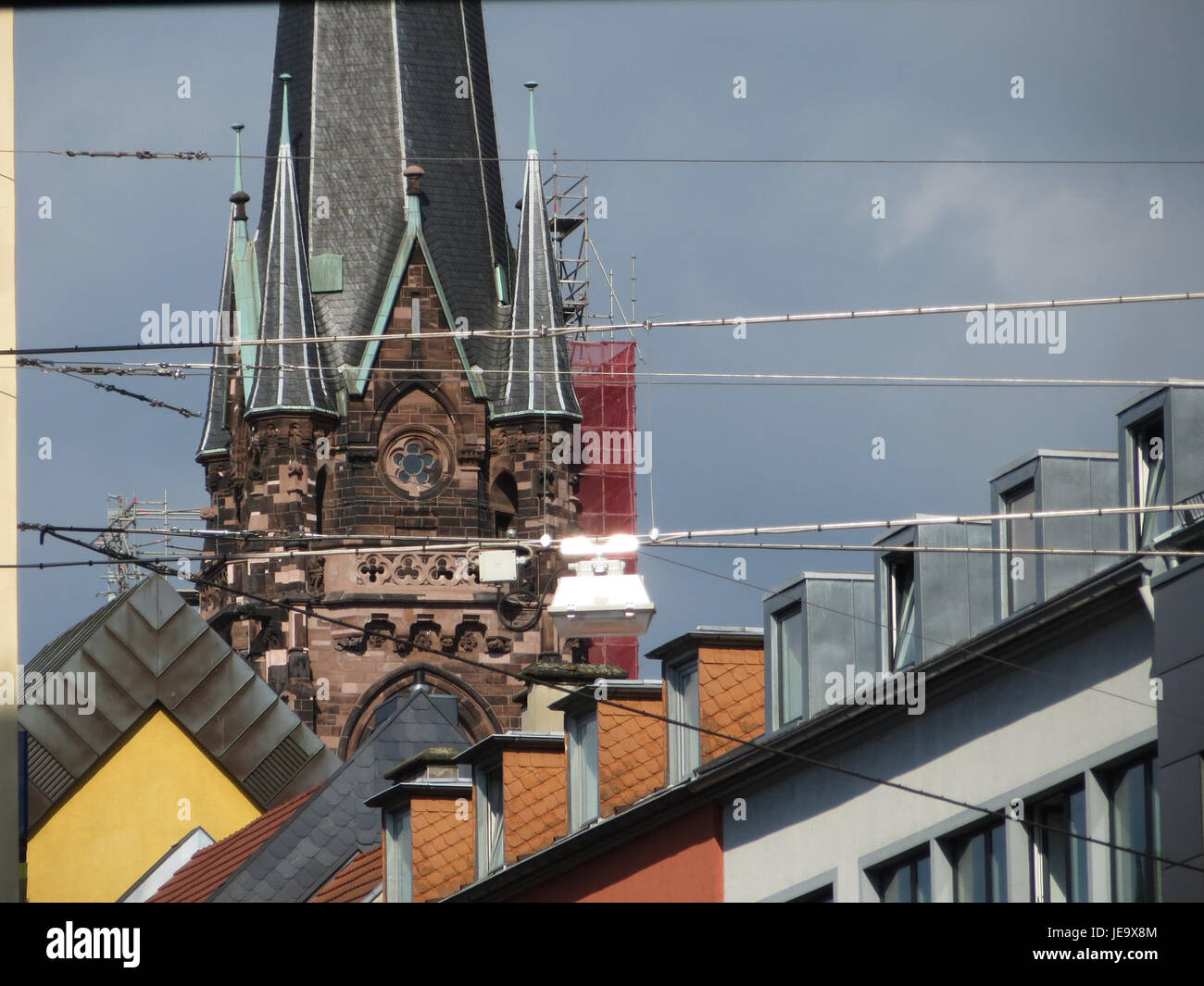 The image shows the city of Saarbrücken, the capital of the Saarland ...