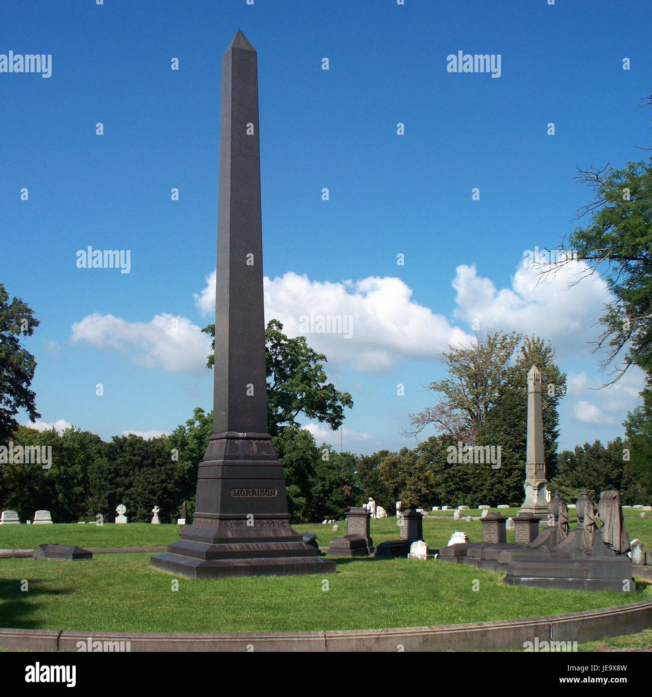 A photograph from Allegheny Cemetery in Pittsburgh, taken on September ...