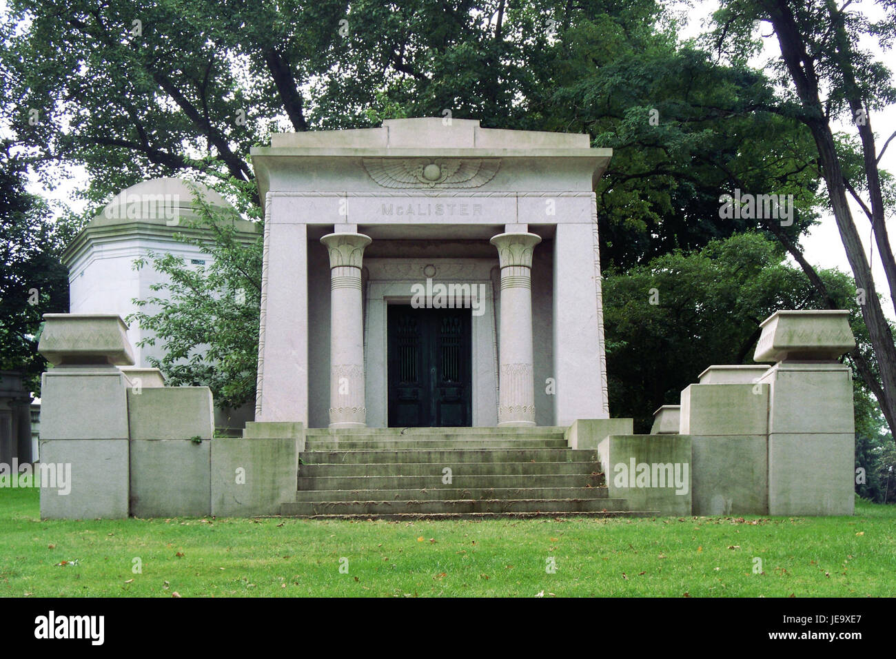 The Homewood Cemetery in Pittsburgh, Pennsylvania, features the ...