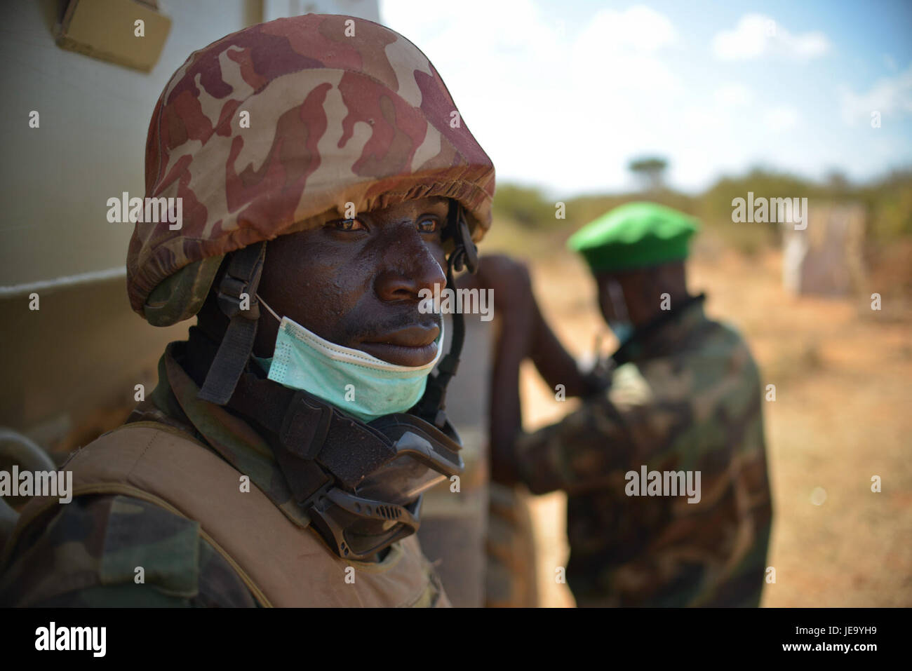 This photograph from January 9, 2013, depicts AMISOM (African Union ...