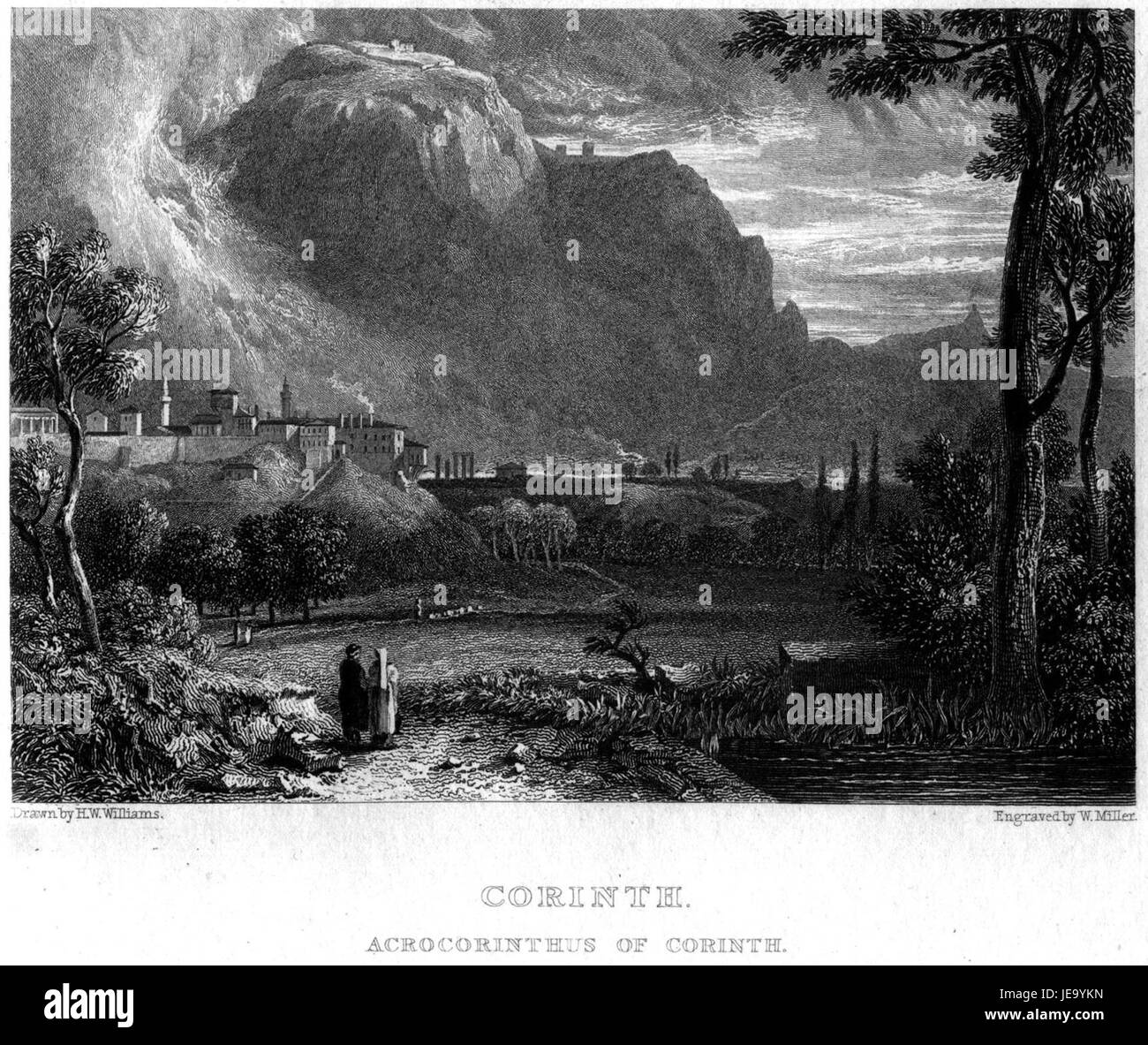 Ancient corinth map hi-res stock photography and images - Alamy